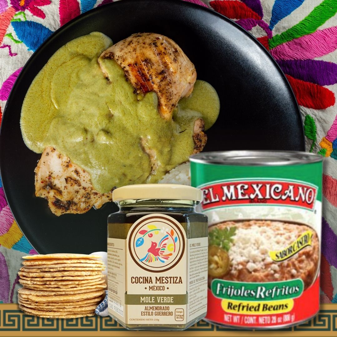 Green Mole Verde - Ingredients Cooking Kit - El Cielo Shop